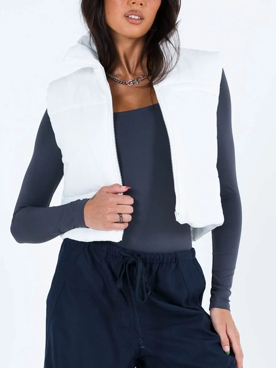 Renee ג'קט קווילט קרופ רחב - Junsta