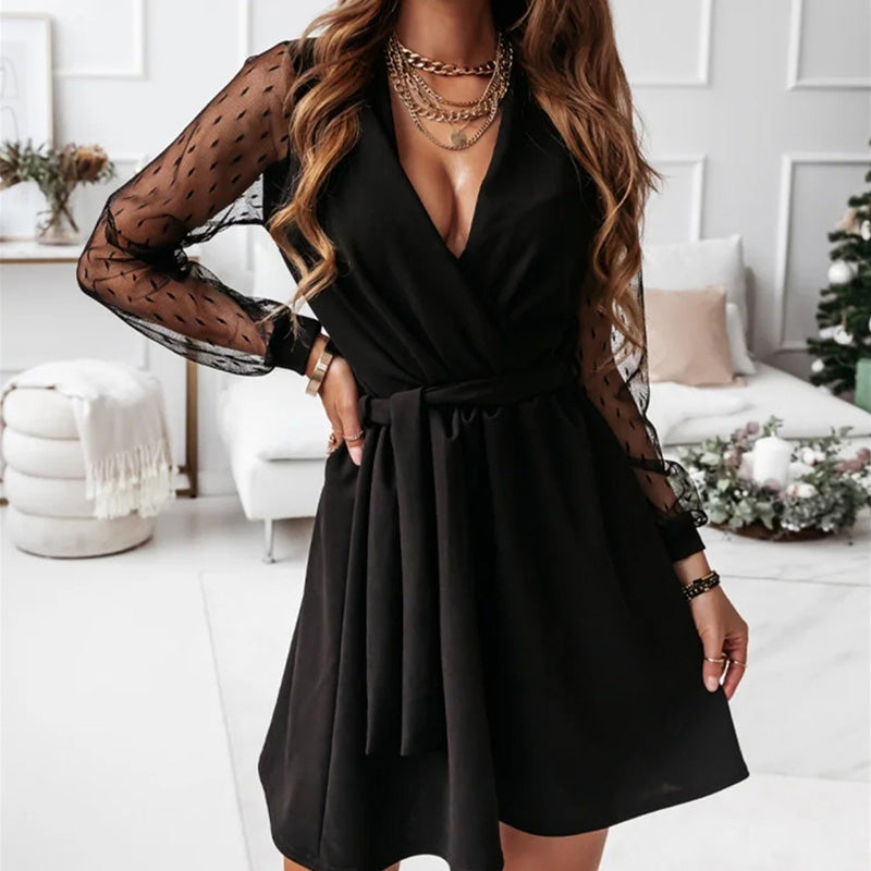 Gethin שמלת מיני בטקסטורה - Junsta